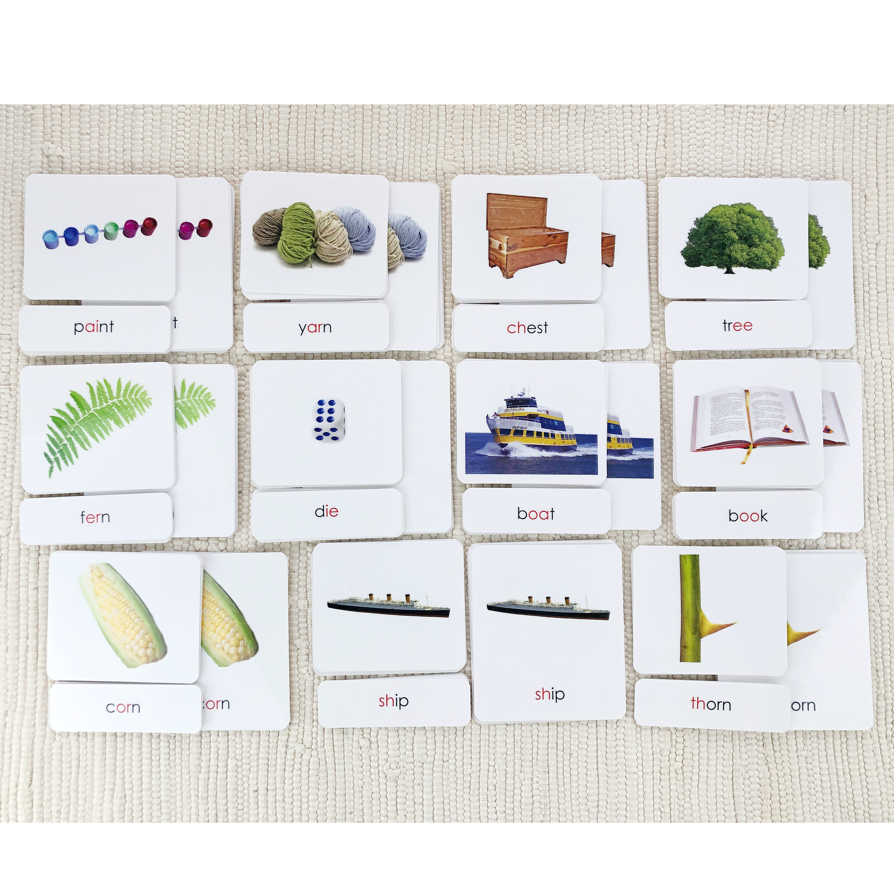 Phonetic Level 3 Set: Key Sound Phonograms by Maitri | Montessori-n-Such