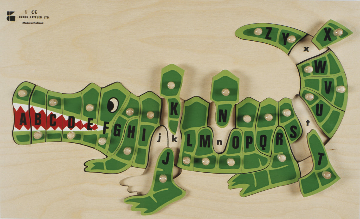 ABCs Alligator Puzzle Board | Montessori-n-Such