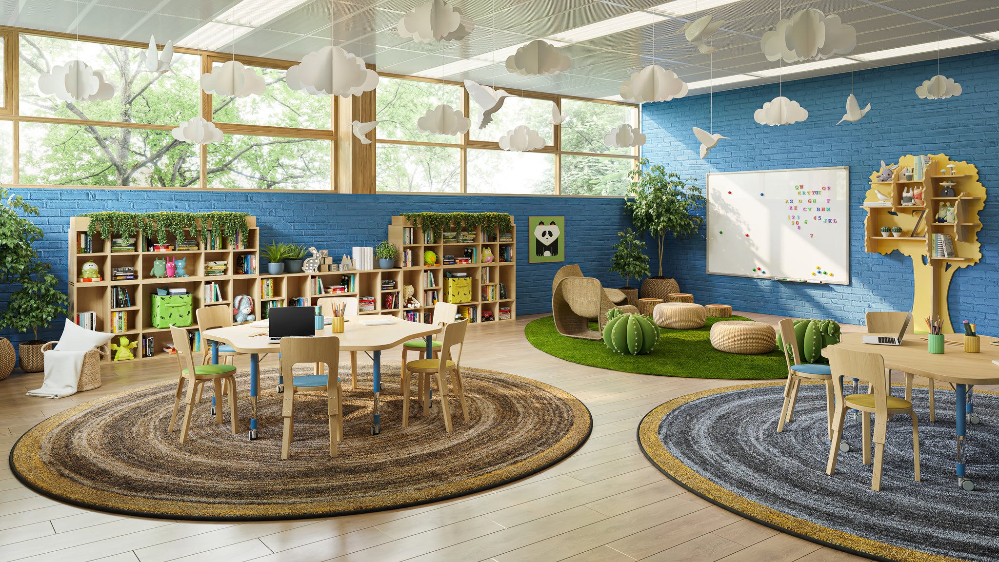 Rugs: Feeling Natural Round Rug | Montessori-n-Such