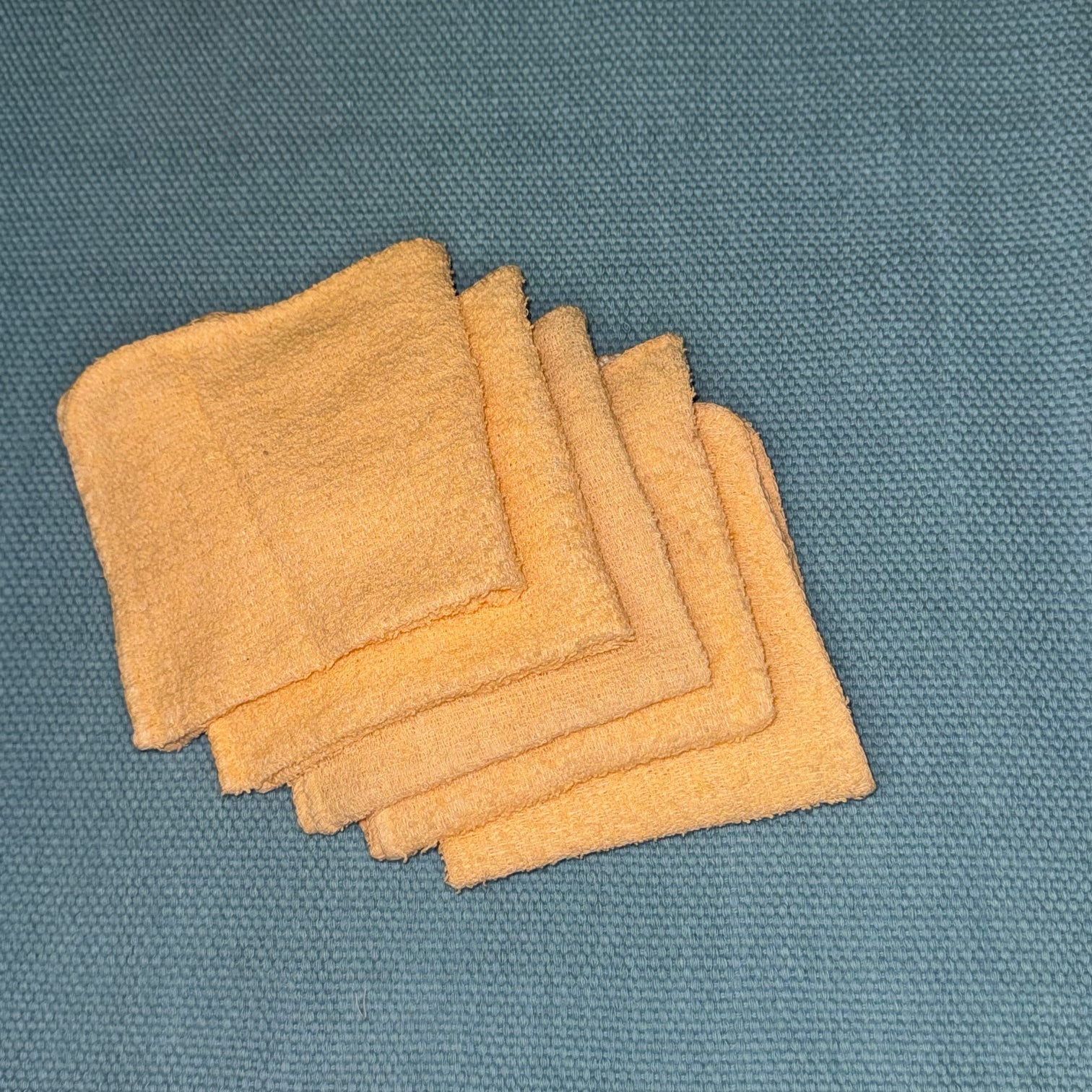 Washcloth; Terry Thin Washcloth Sets of 5 | Montessori-n-Such