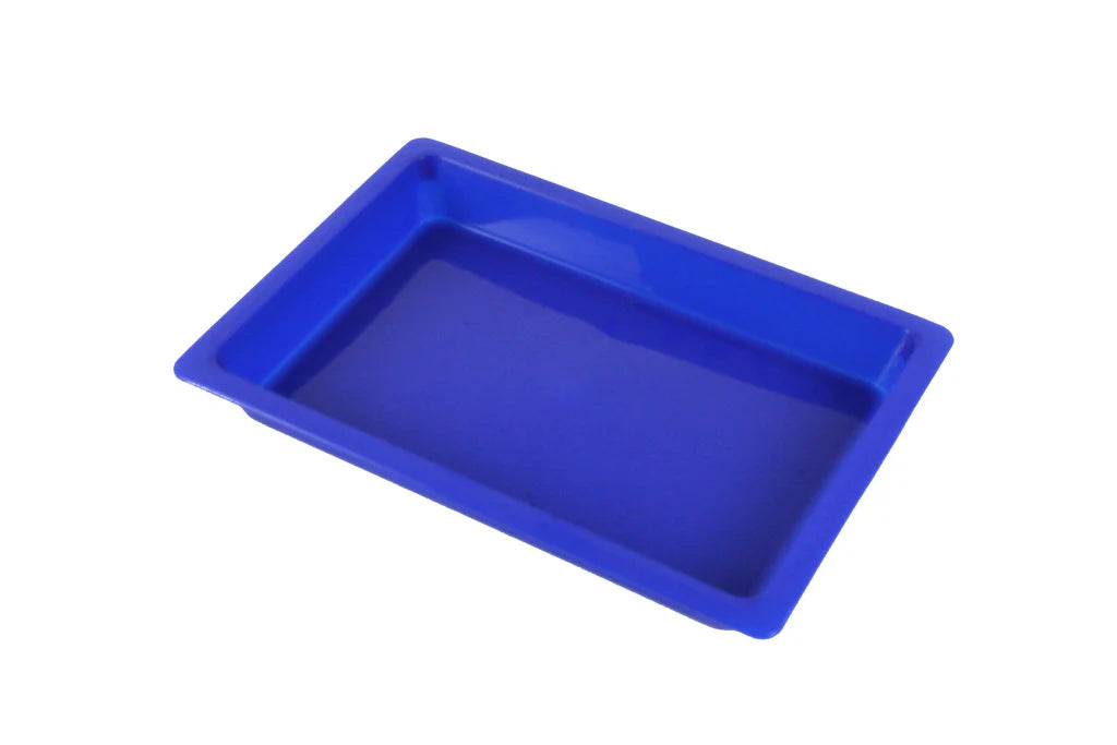 Tray: Small Blue Plastic Tray | Montessori-n-Such