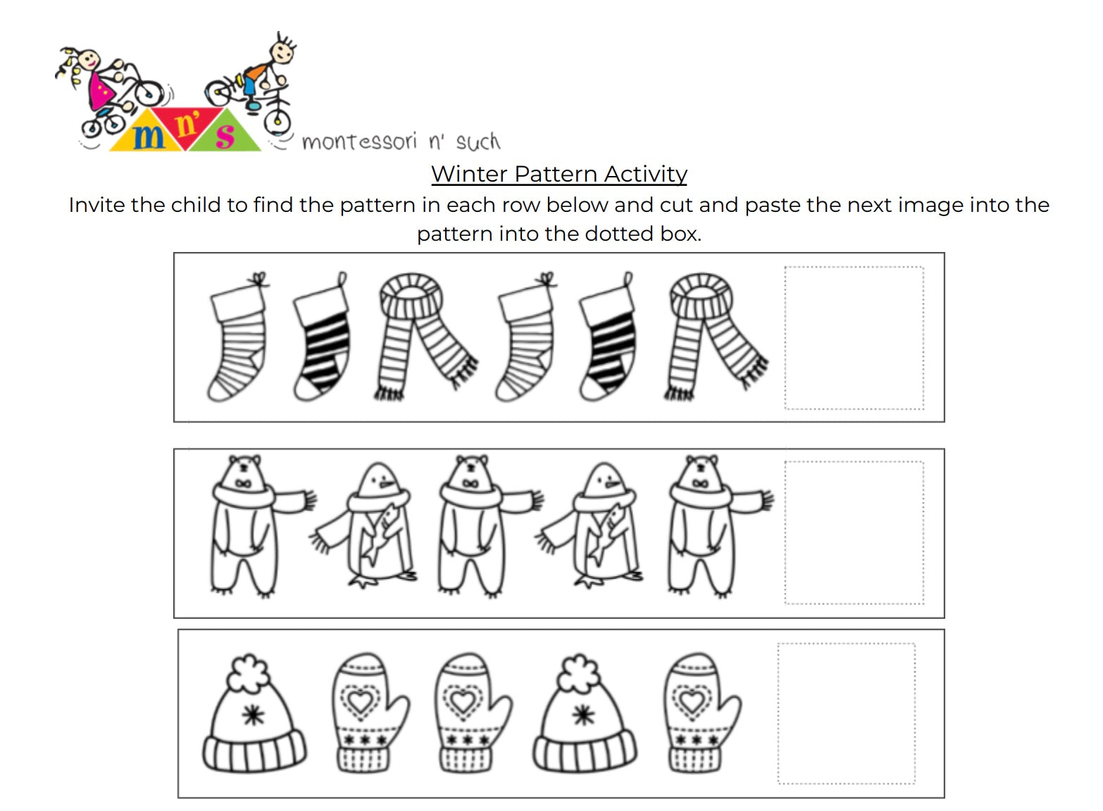 Free Montessori Printables | Montessori-n-Such