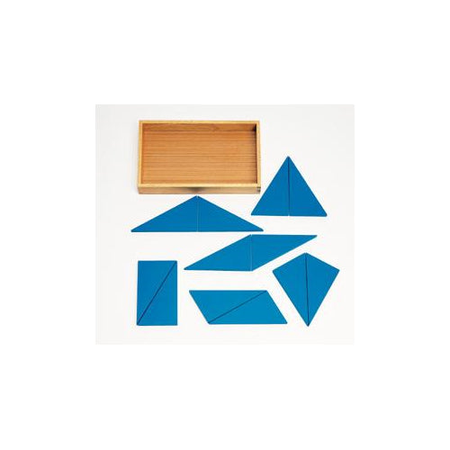 Constructive Blue Triangles Set | Montessori-n-Such