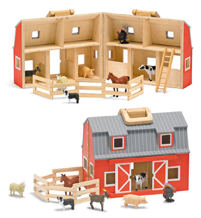Foldable Wooden Farm Set | Montessori-n-Such